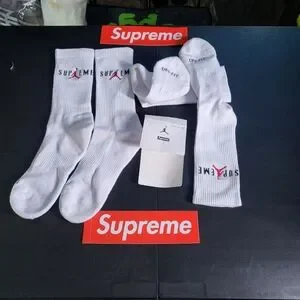 Supreme | Underwear & Socks | Supreme X Jordan Crew Socks 2 Pairs Per ...